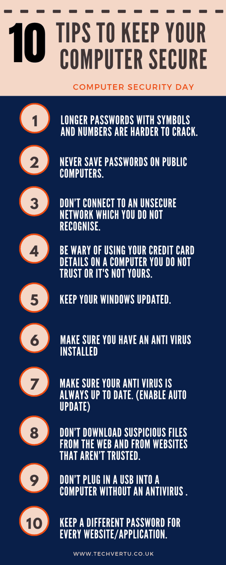 10 Tips to Keep Your Computer Secure: Computer Security Day